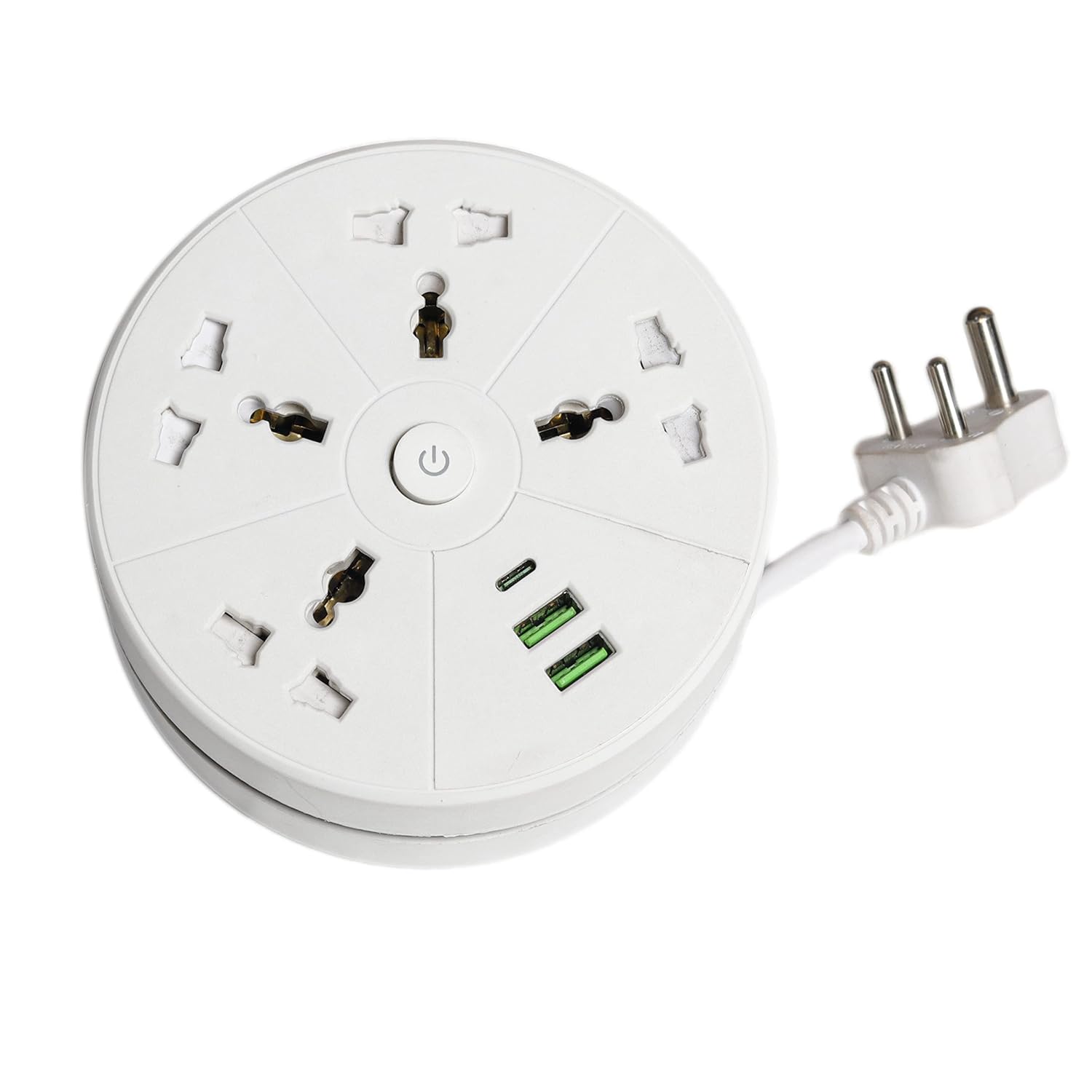 EMBOX Rotary Extension Boards with USB Port with Universal Sockets and ...