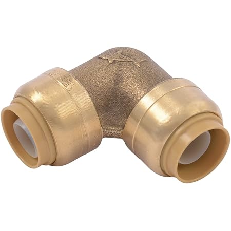 Amazon.com: SharkBite 1/2 Inch Coupling, Push to Connect Brass Plumbing ...