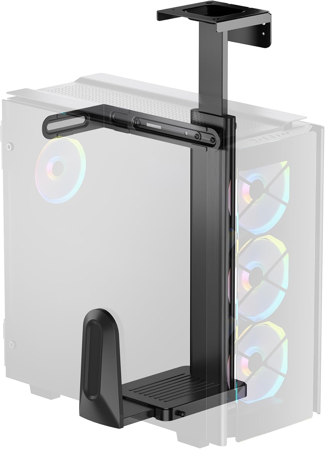 activiva Ultra-Wide Adjustable Wall & Under-Desk PC Mount, Large PC ...