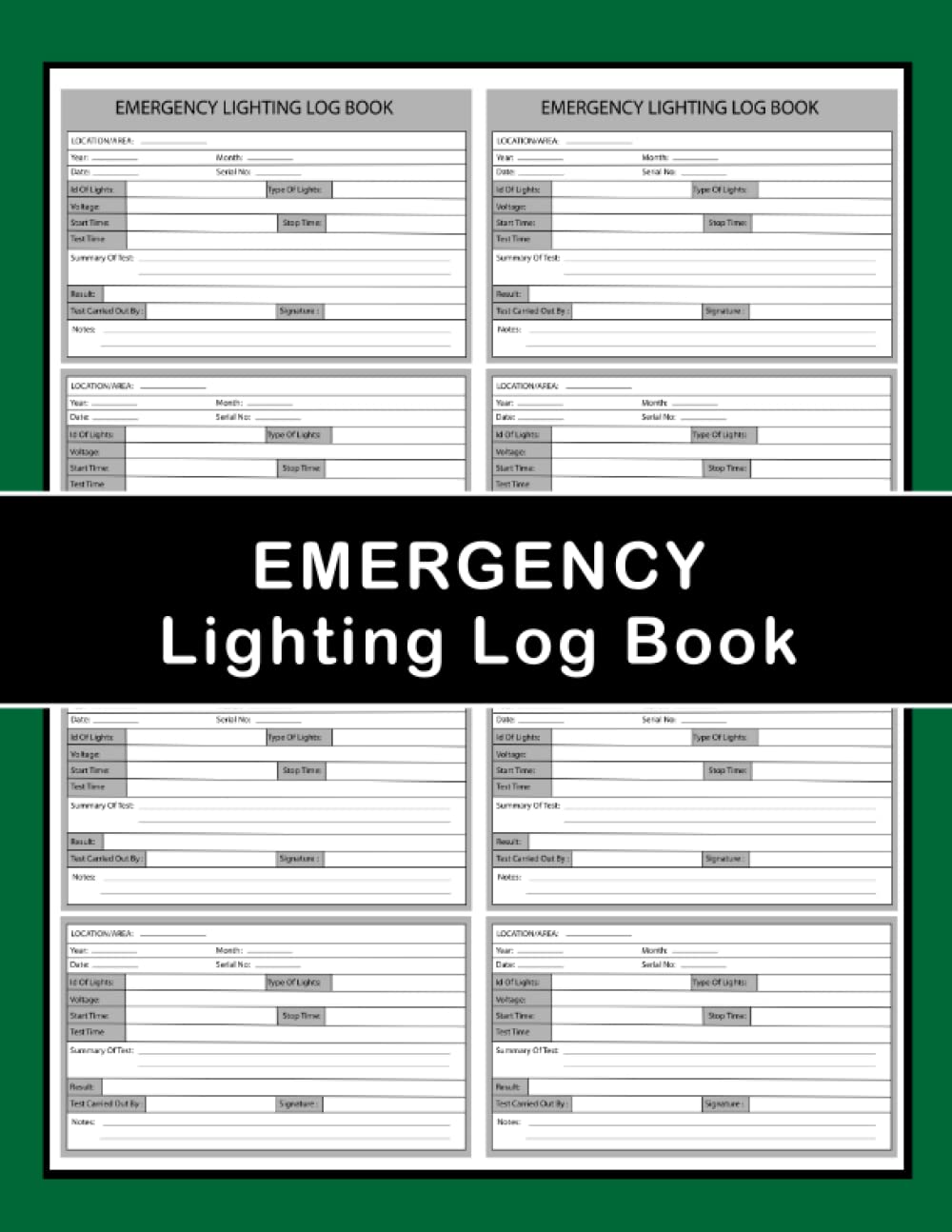 Emergency Lighting Log Book Template Monthly Emergency Lighting Log
