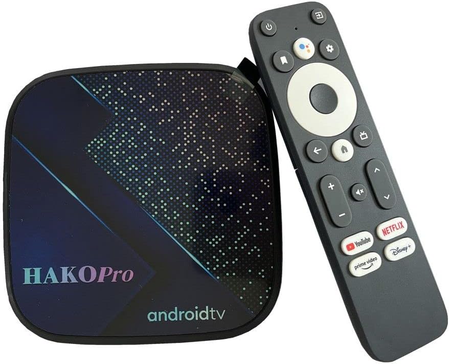 Amazon.com: HAKO Pro Android 11 TV Box 4GB RAM 32B ROM Amlogic S905Y4-B ...