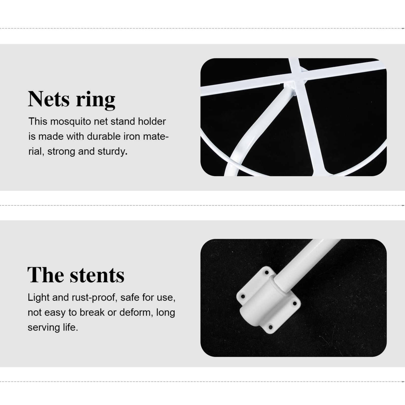 Snapklik.com : Net Holder Adjustable Net Stand Supporting Bracket Crib ...