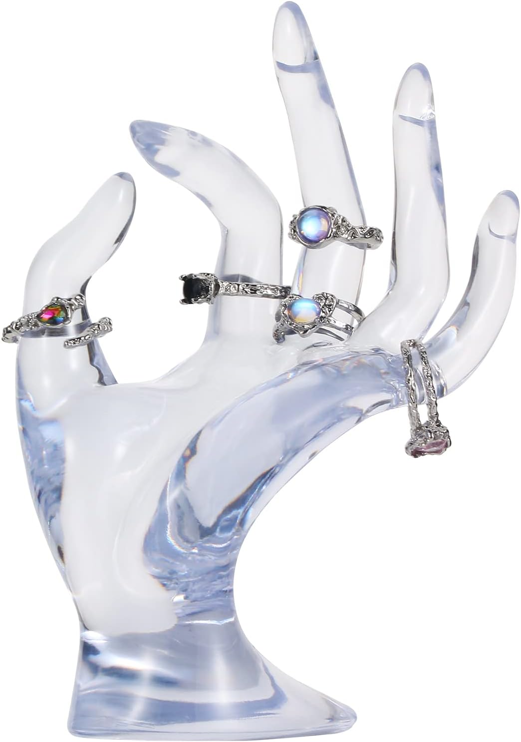 Amazon.com: Mrlikale Gothic Skeleton Hand Form Jewelry Display Stand ...