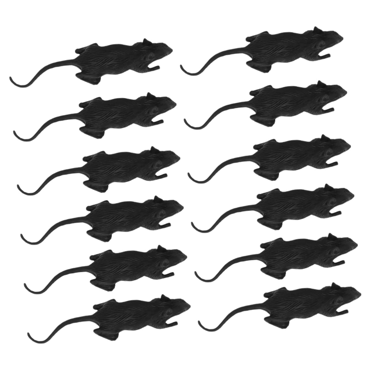 Amazon.com: KICHOUSE 24pcs Sets Toy Figurines Simulation Fake Rat ...