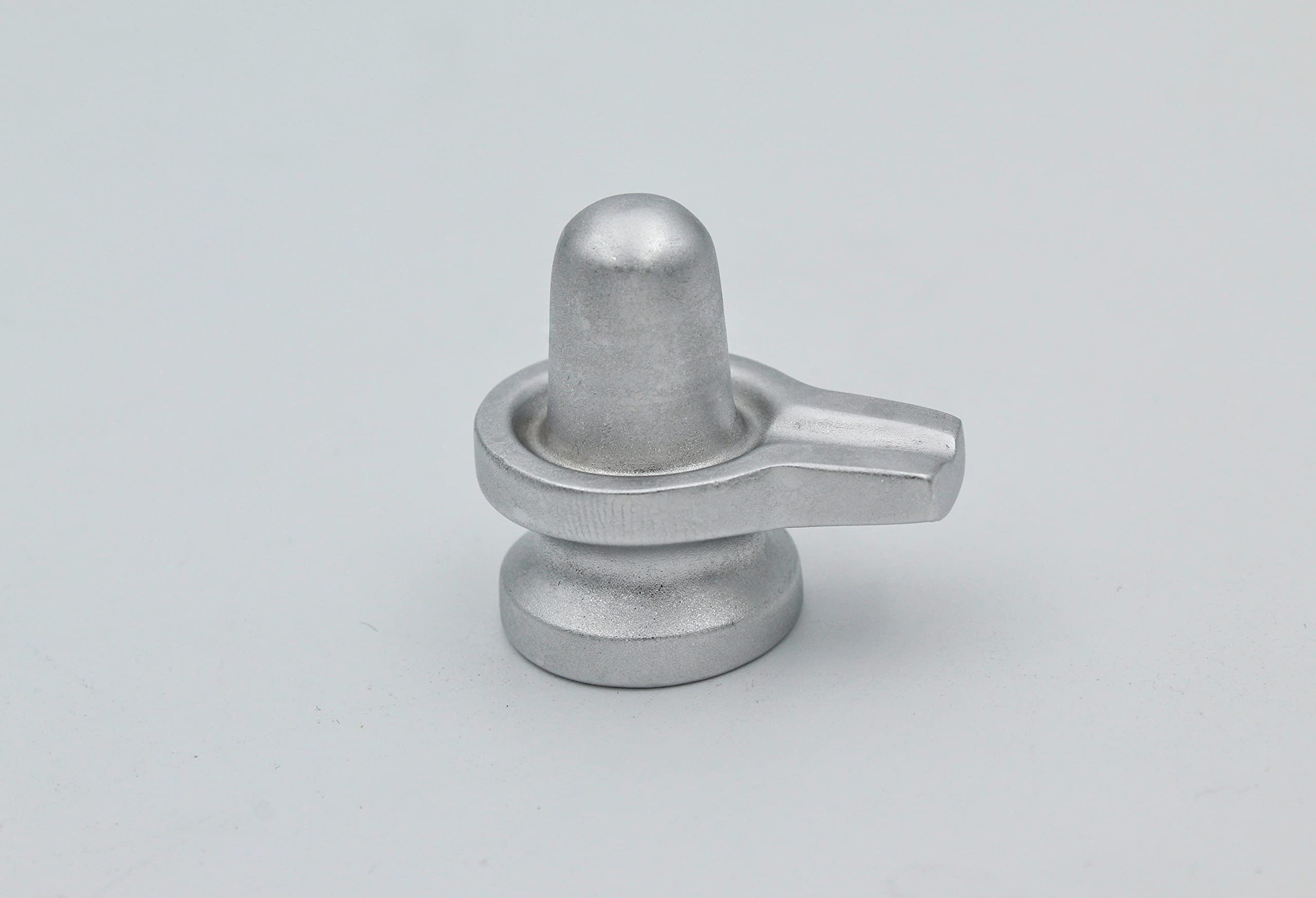 Buy Dharmsaar Pure Silver Shiv Linga Small Size for Puja Home Office ...