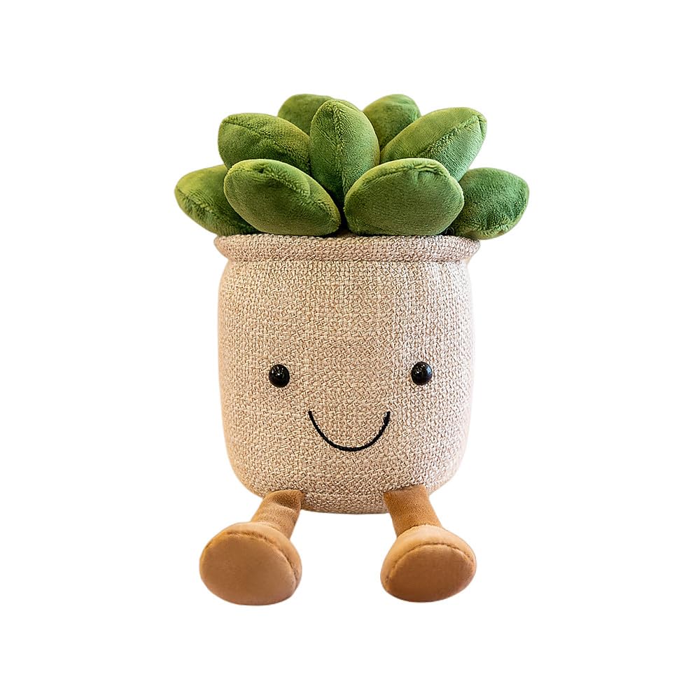 Amazon.com: XZJMY 1Pack Succulents Plush Toy,Potted Plant Stuffed Plush ...