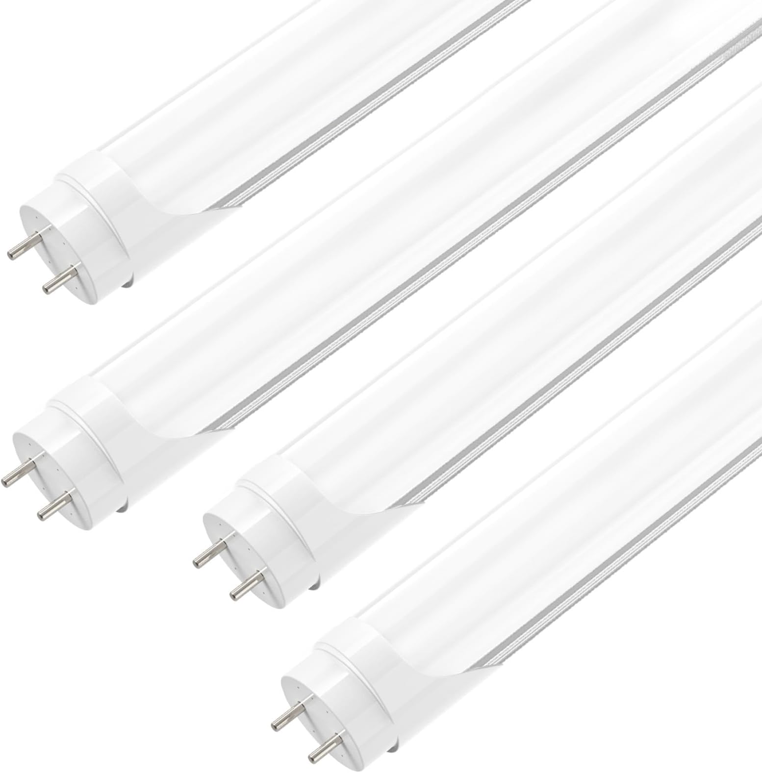 Four-Bros Lighting T8 LED Light Tube 4 Ft., 18W (40W-50W Equivalent ...