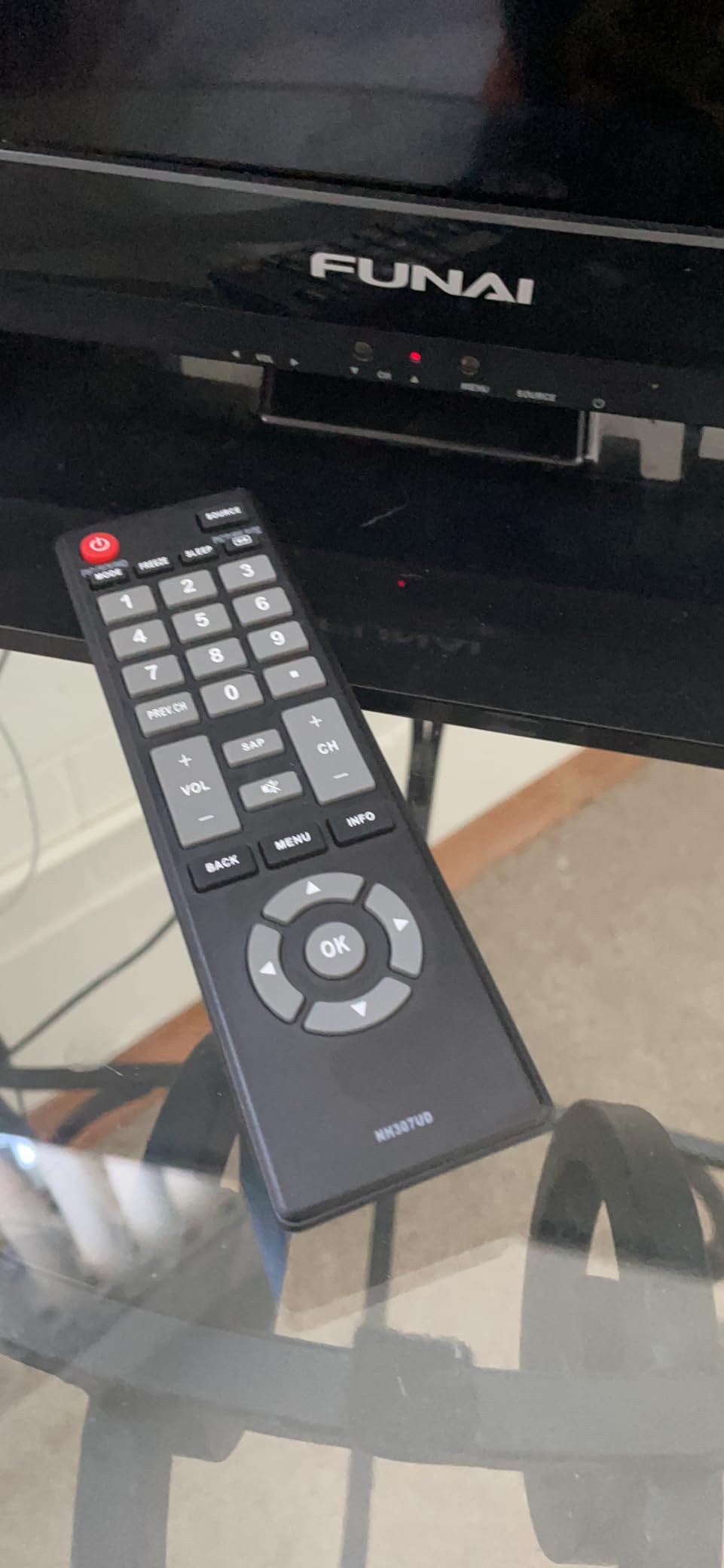 Amazon.com: NH307UD Replacement Remote Control Applicable for Funai TV ...