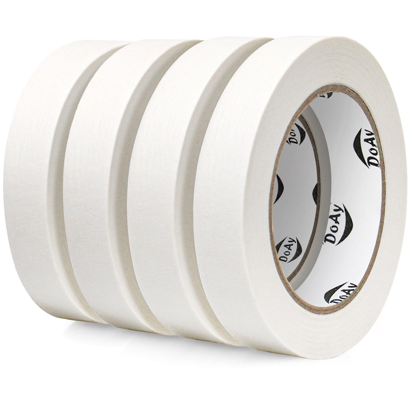 Snapklik.com : DOAY 4 Pack White Painters Tape - Masking Tape 1 Inch ...
