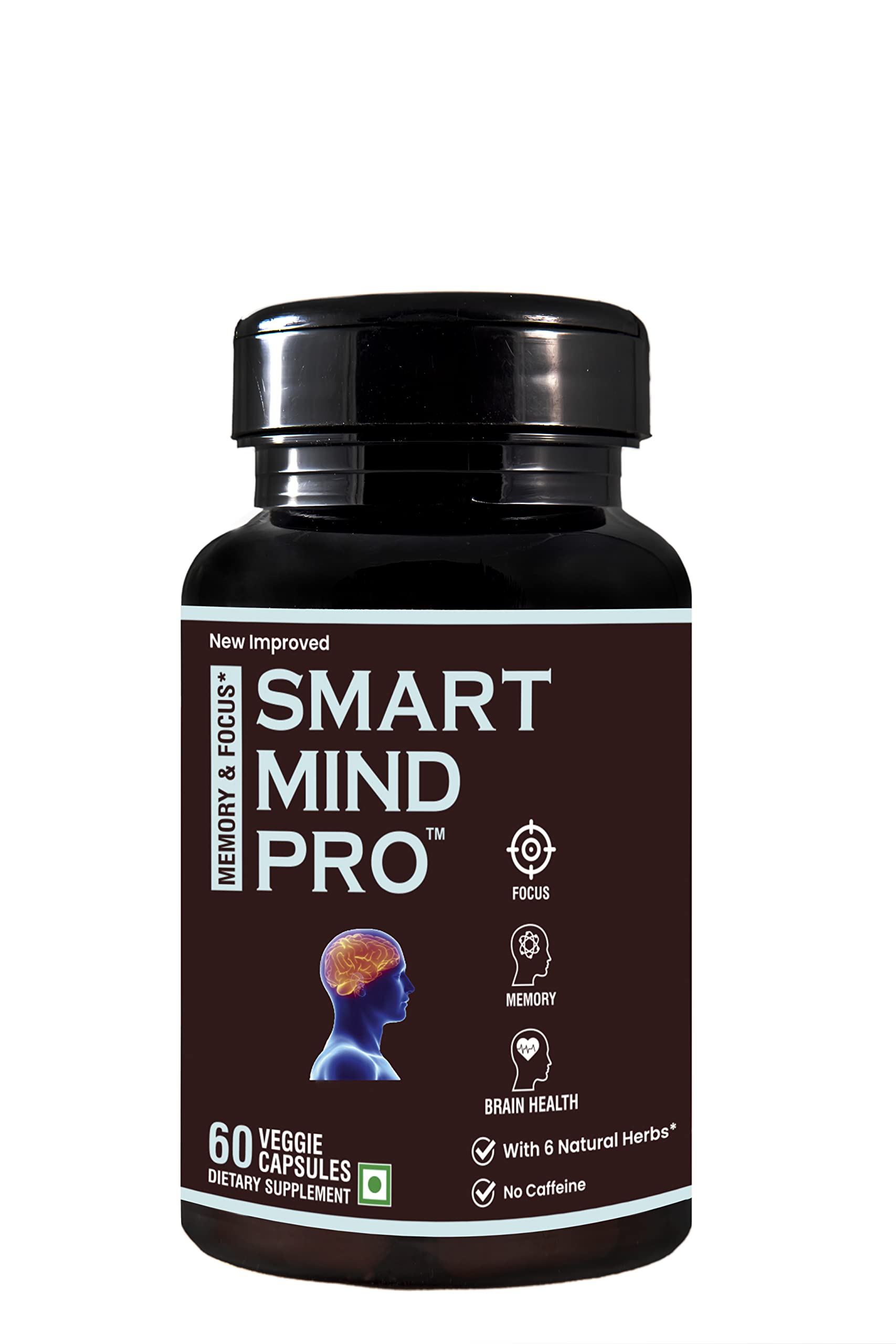 Buy SMART MIND PRO Brain Supplement | Brahmi, Ashwagandha, Shankhpushpi ...