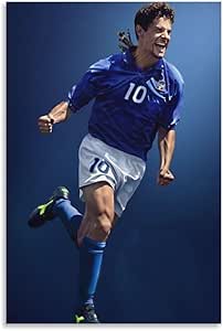 Amazon.com: DEPI Roberto Baggio Poster Italian Football Superstar ...