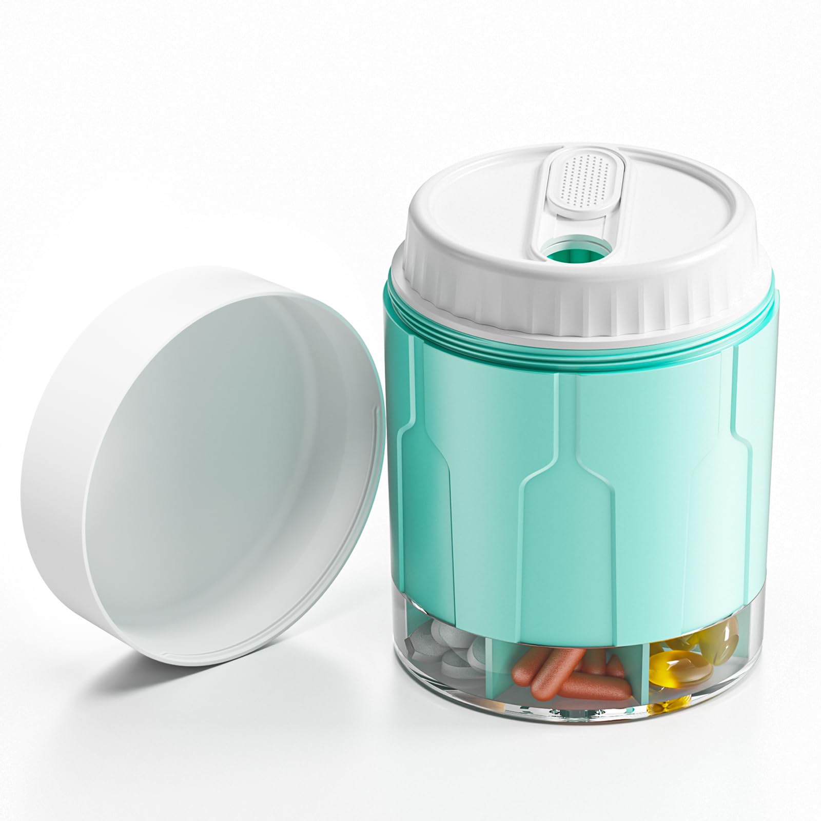 Amazon.com: Large Pill Organizer, Daily Pill Dispenser Bottles with 7 ...