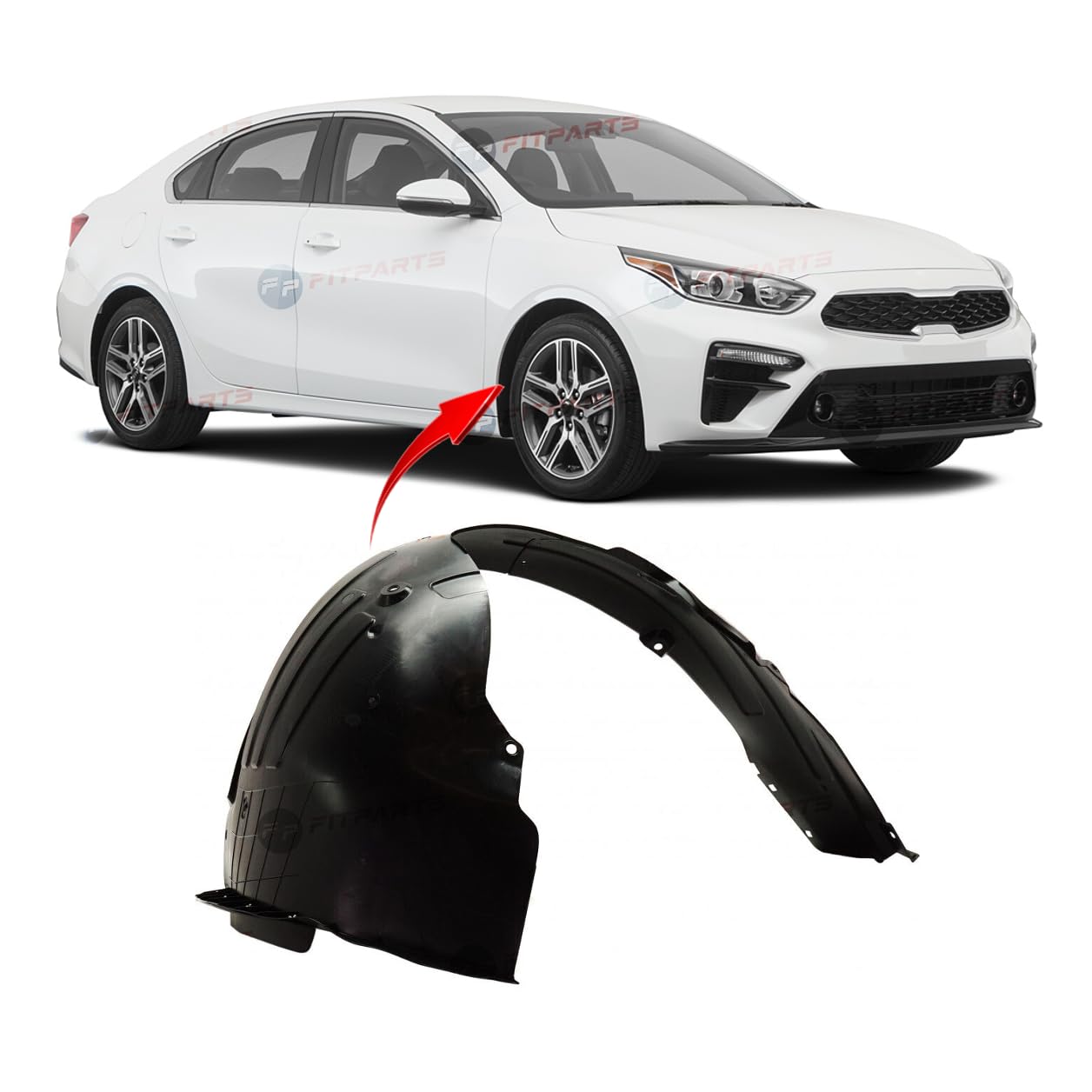 Amazon.com: FitParts Compatible with Front Right Passenger Side Fender ...