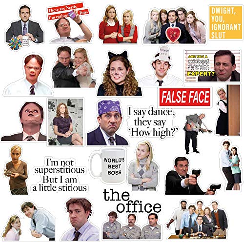 Buy The Office Stickers 55 Pack Office Laptop Themed Stickers ,The ...