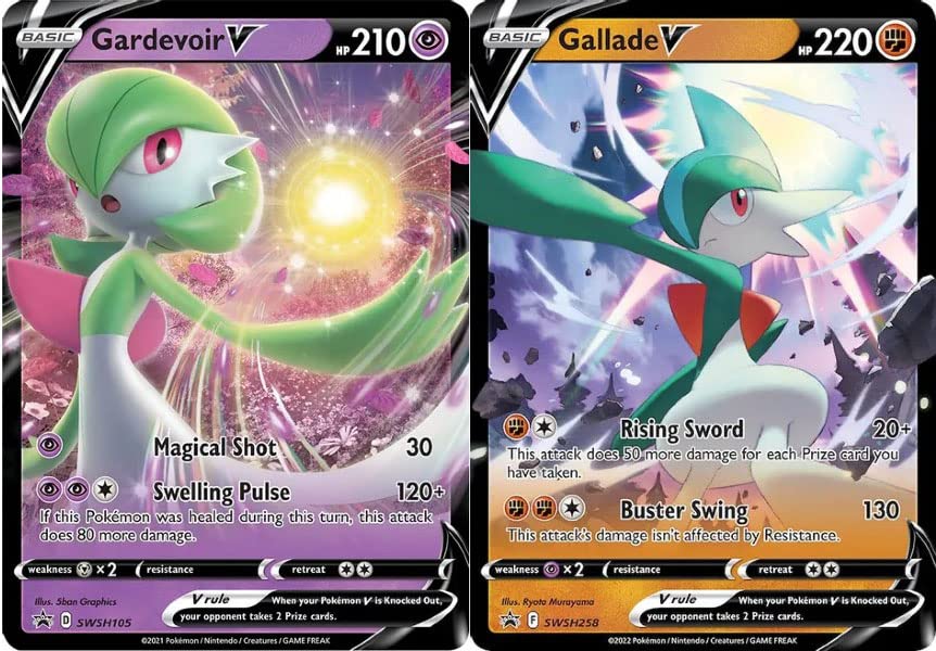 Gallade And Gardevoir Pokemon Card