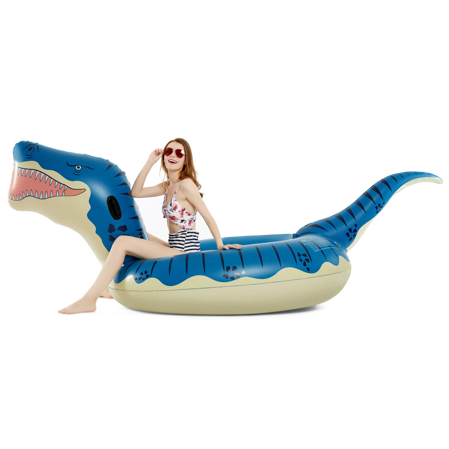 Snapklik.com : Inflatable Dinosaur Swimming Pool Float For Kids Boys ...