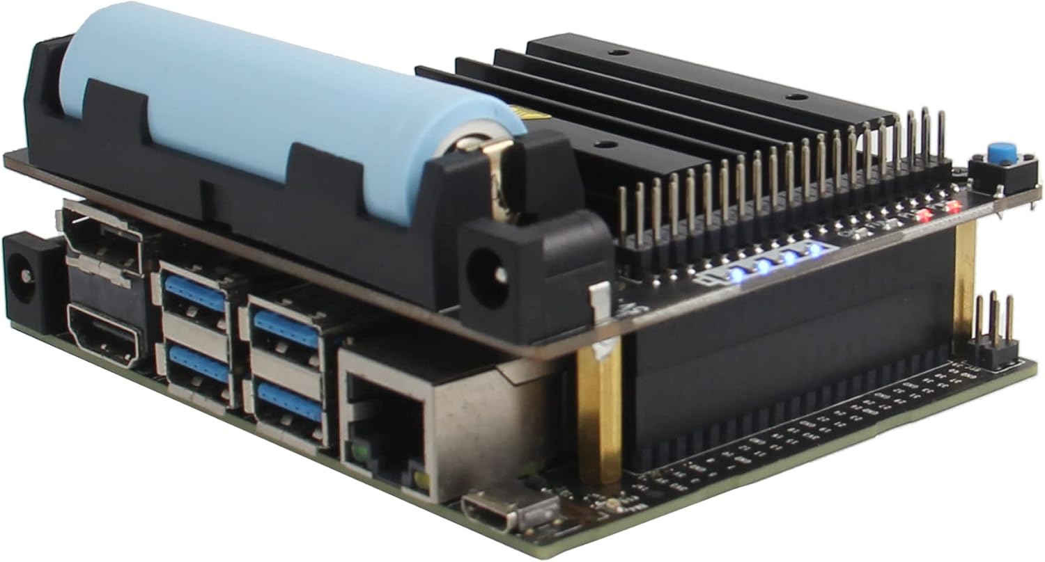 Amazon.com: Geekworm 5V Uninterruptible Power Supply UPS for Jetson ...