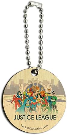 GRAPHICS & MORE Justice League Hall of Justice Wood Wooden Round ...