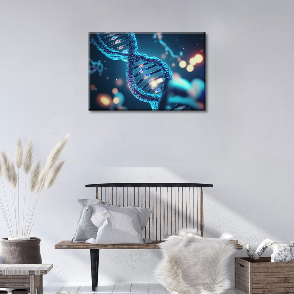 Human Dna Strand Art