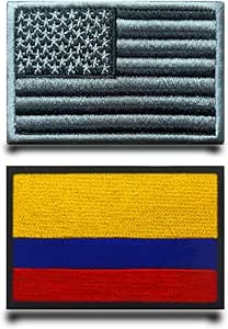 Amazon.com: Tuyatezhi 2 Pcs Columbia Flag USA Flag Patch Tactical ...