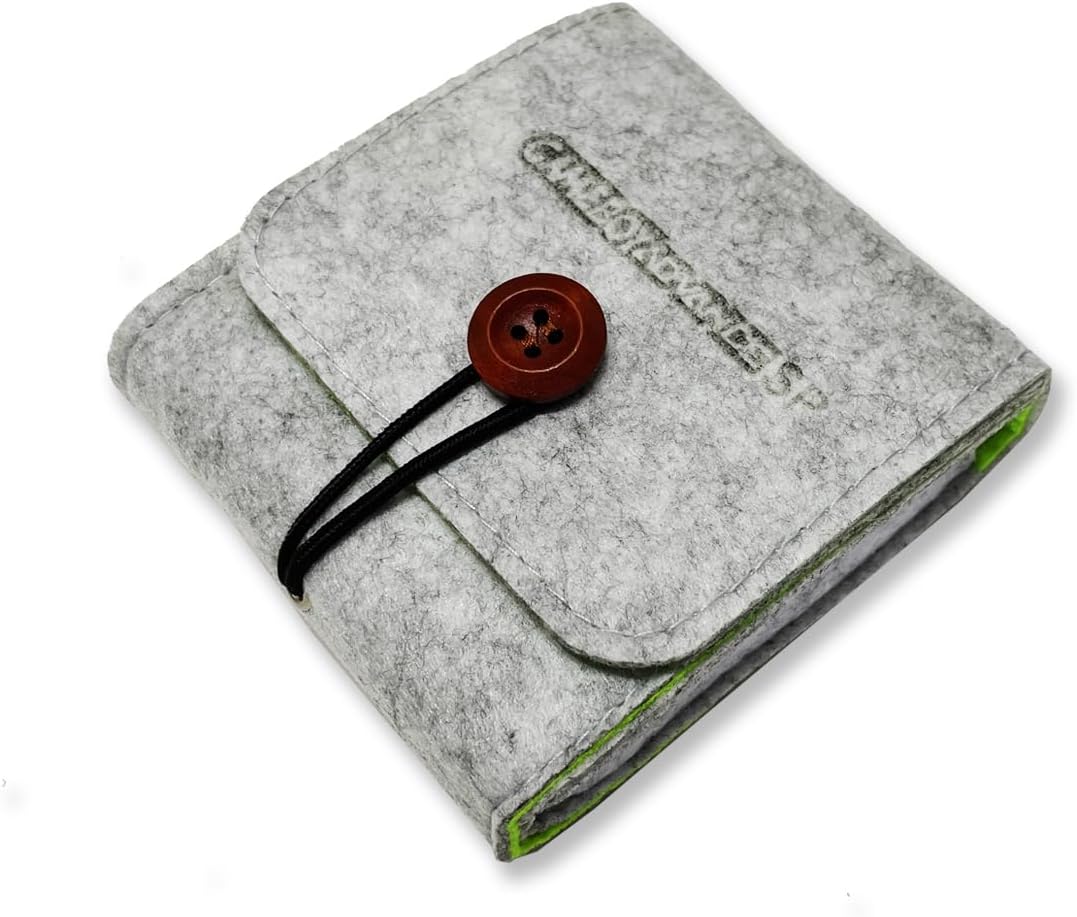Amazon.com: histco enterprise Grey Felt Soft Carrying Case for Nintendo ...
