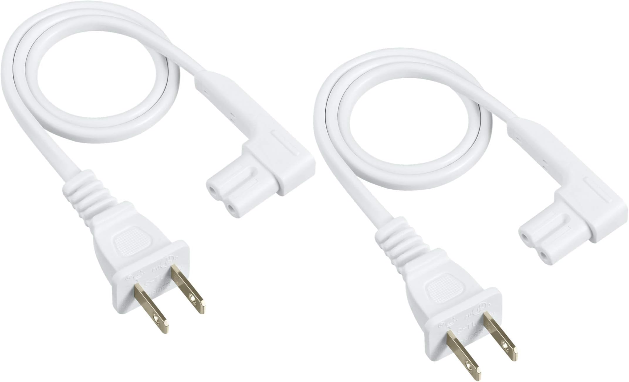 Amazon.com: Vebner 2-Pack - Extra Short Power Cords Compatible with ...