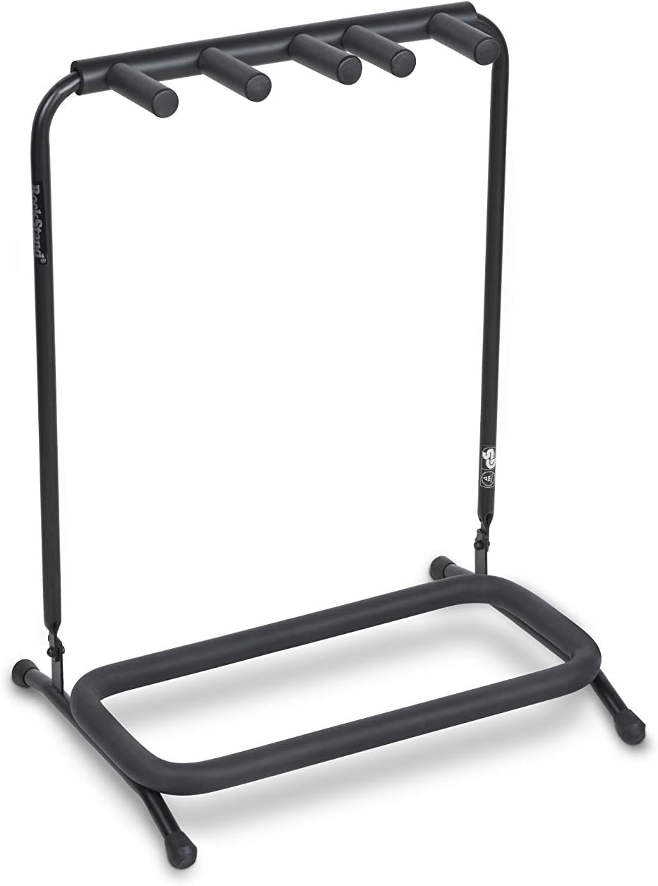 Amazon.com: RockStand 2E/1A Slot Multiple Electric/Acoustic Guitar Rack ...