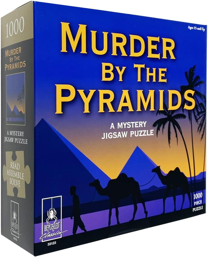 Amazon.com: Murder Mystery Party, Classic Mystery Jigsaw Puzzle, Murder ...
