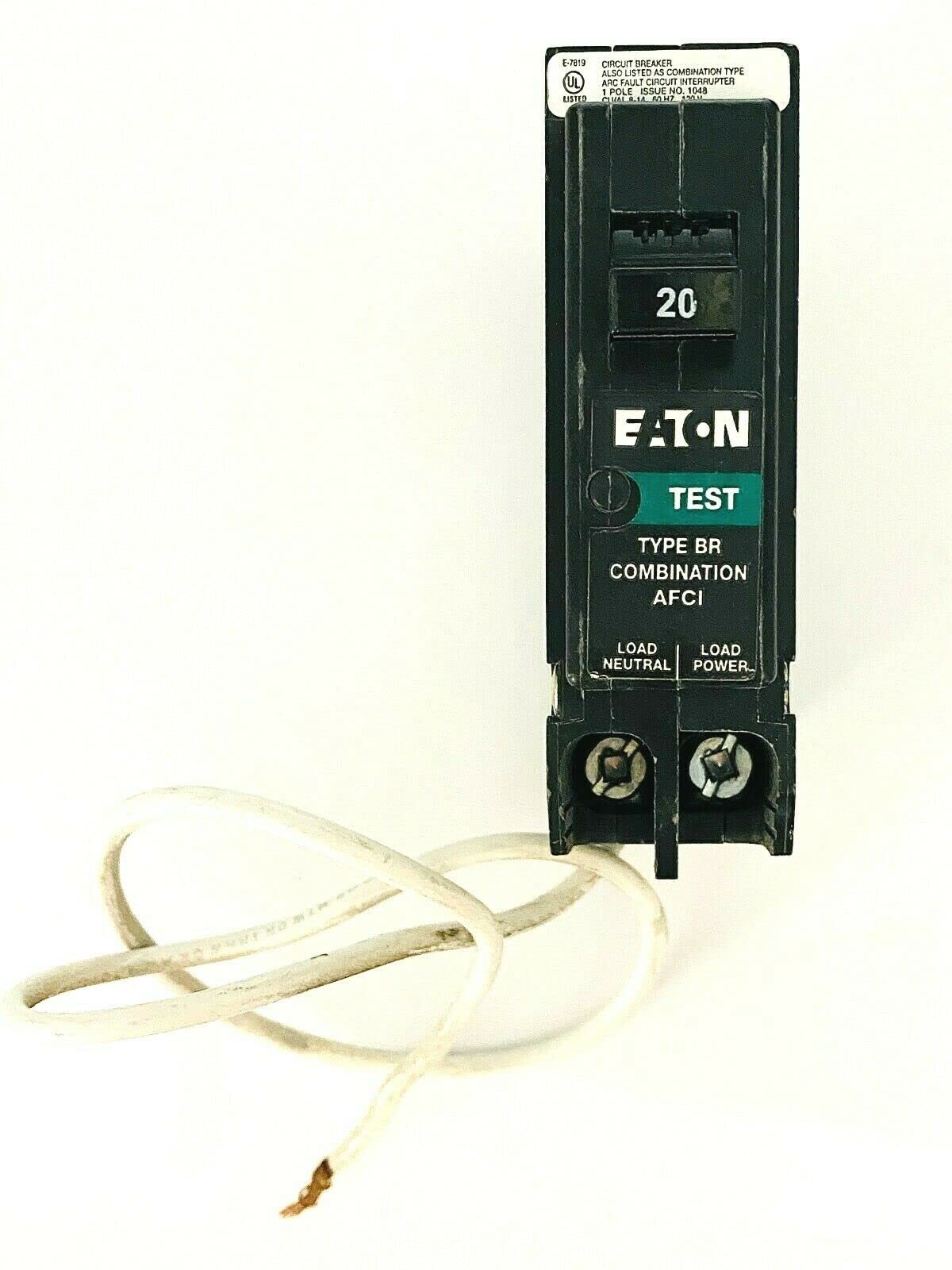 1 Pc of BRN120AF Type BR Combination AFCI Circuit Breaker 20 Amp Single ...