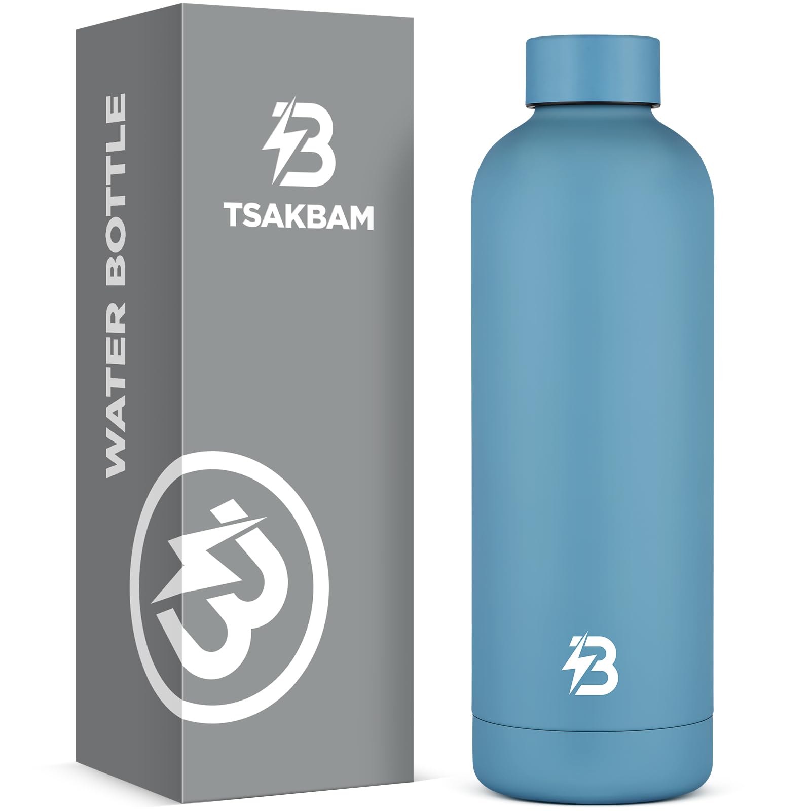 Amazon.com: TSAKBAM Insulated Water Bottle with Lid, 25 oz Reusable ...