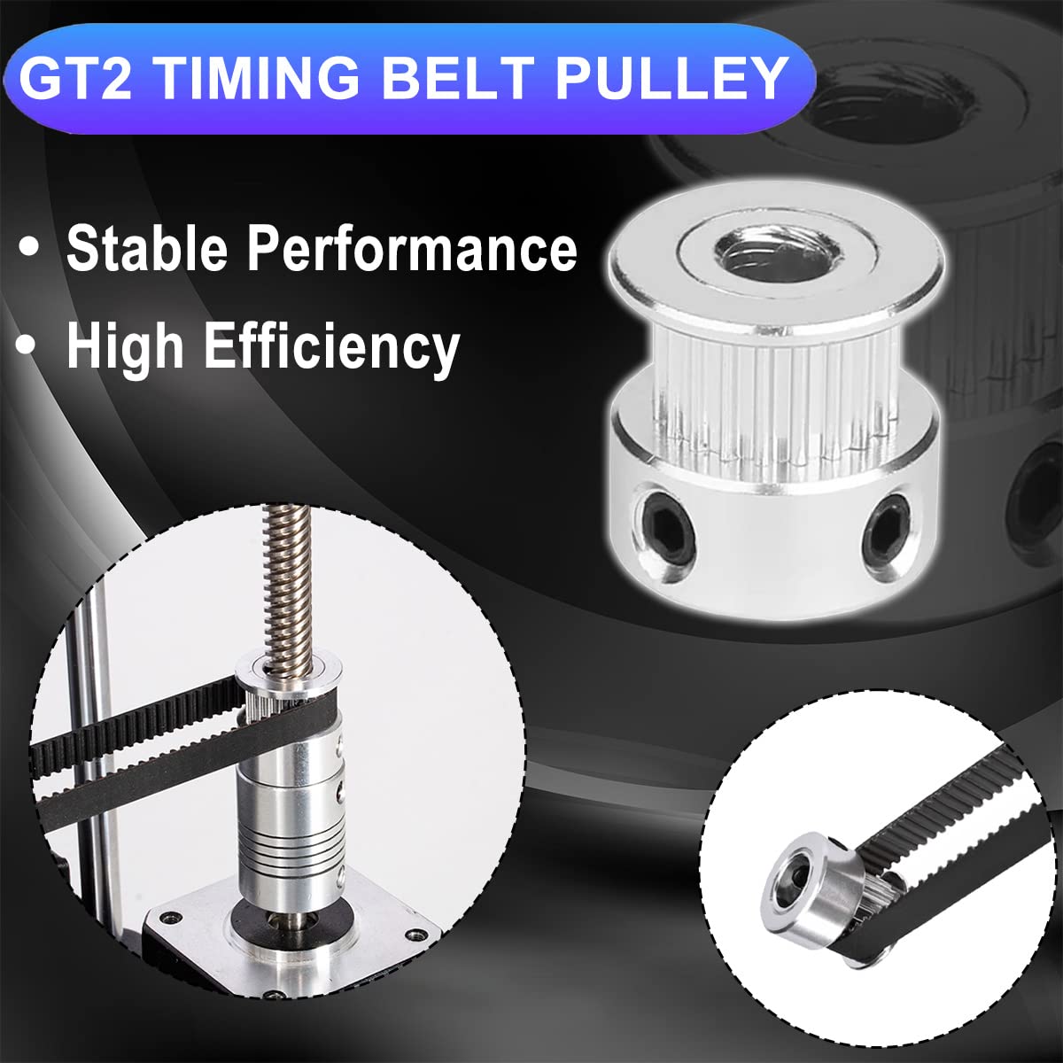 Snapklik.com : GT2 Timing Belt Length 2M, Open 3D Printer Timing Belt ...