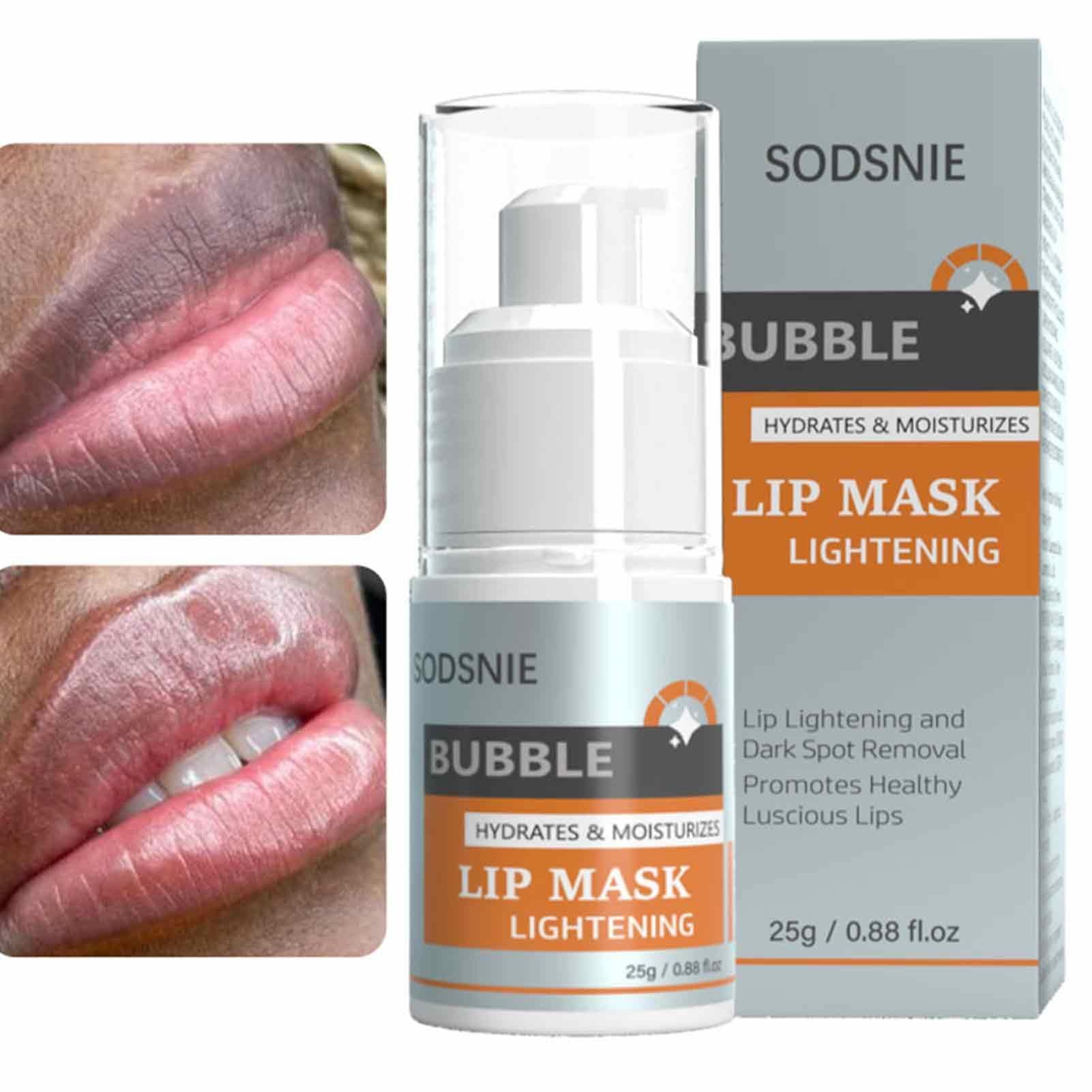 Pengzi Exfoliante de Labios,Exfoliante Hidratante Lip Bubble Scrub ...