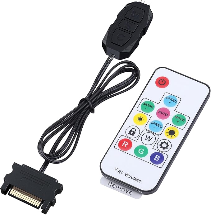 Amazon.com: DS Mini ARGB PC Fans Controller Kit for Rainbow Case Fans ...