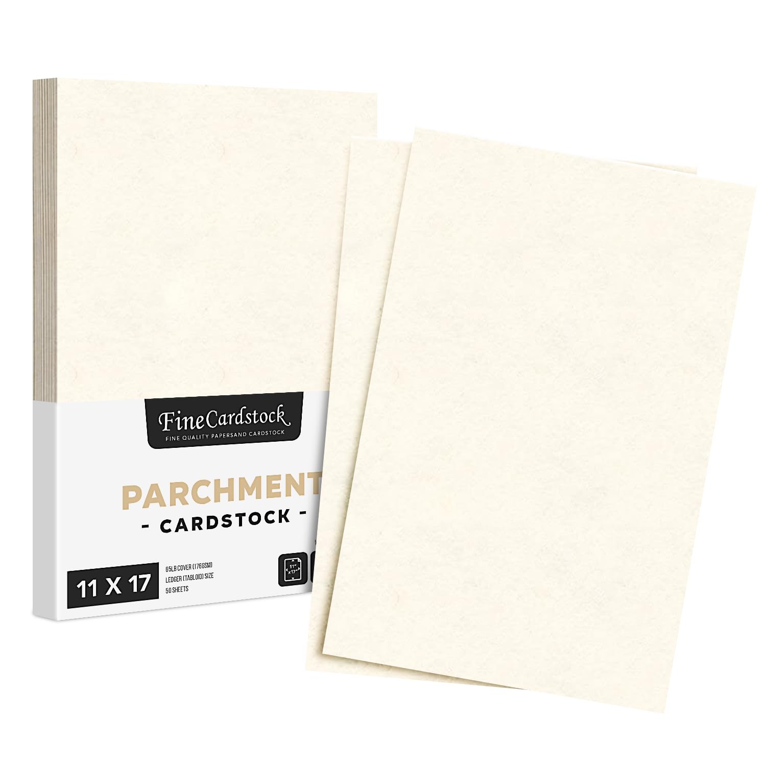 Amazon.com: Stationery Parchment Card Stock Nice Paper, 65lb Cover ...