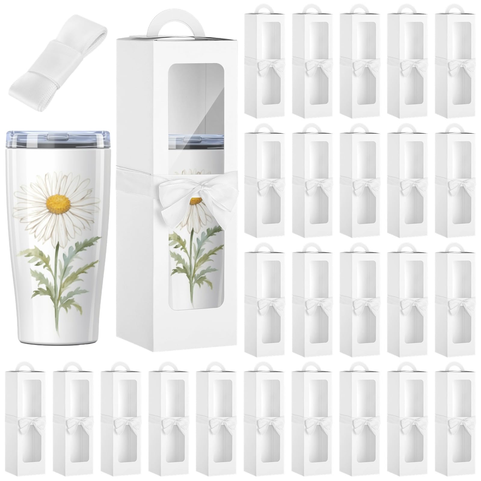 Amazon.com: 36 PCS Tumbler Gift Boxes, Sublimation Tumbler Gift Box ...