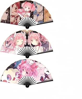 Amazon.co.jp: [No Brand Item] Two-Dimensional Hand Fan, Anime Goods ...