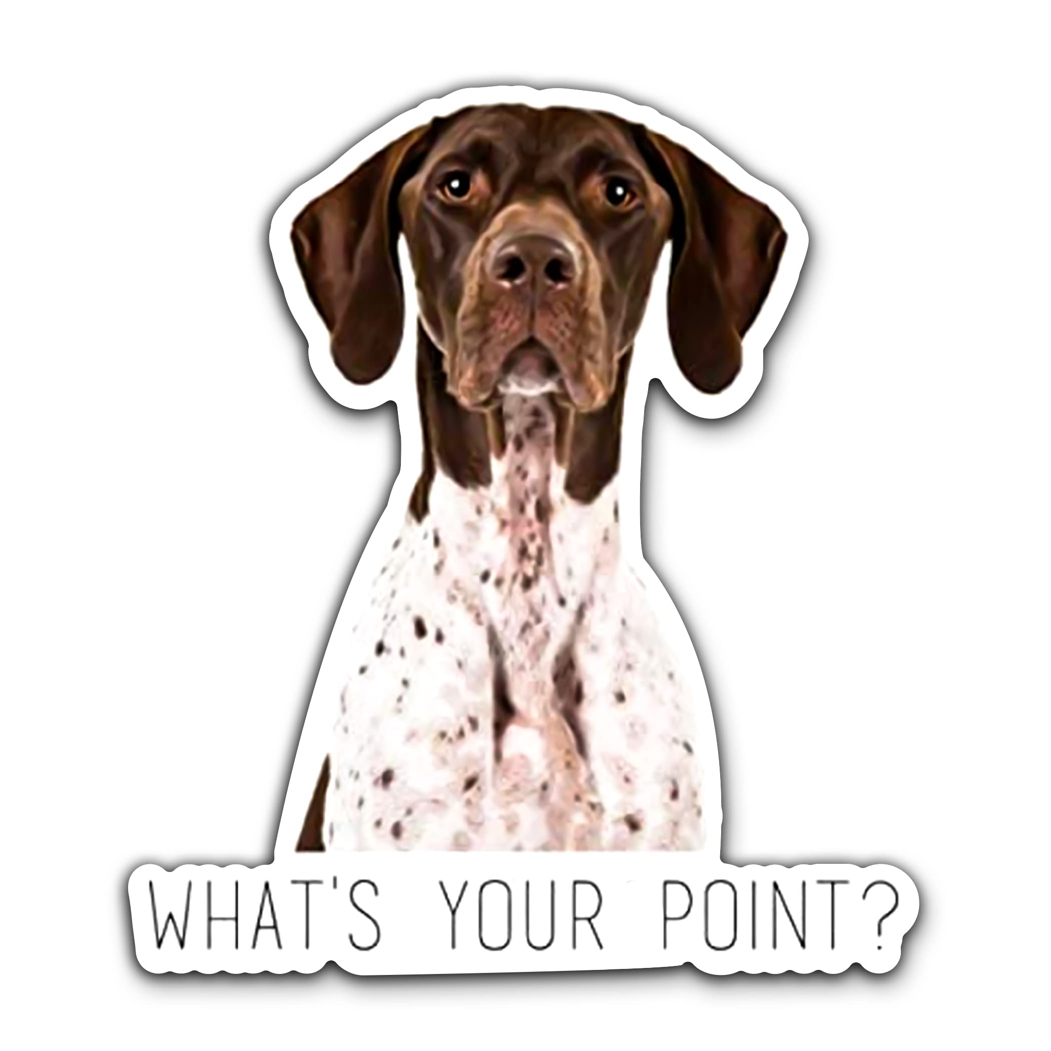 Amazon.com - WSQ German Shorthaired Pointer What's Your Point Vinyl ...