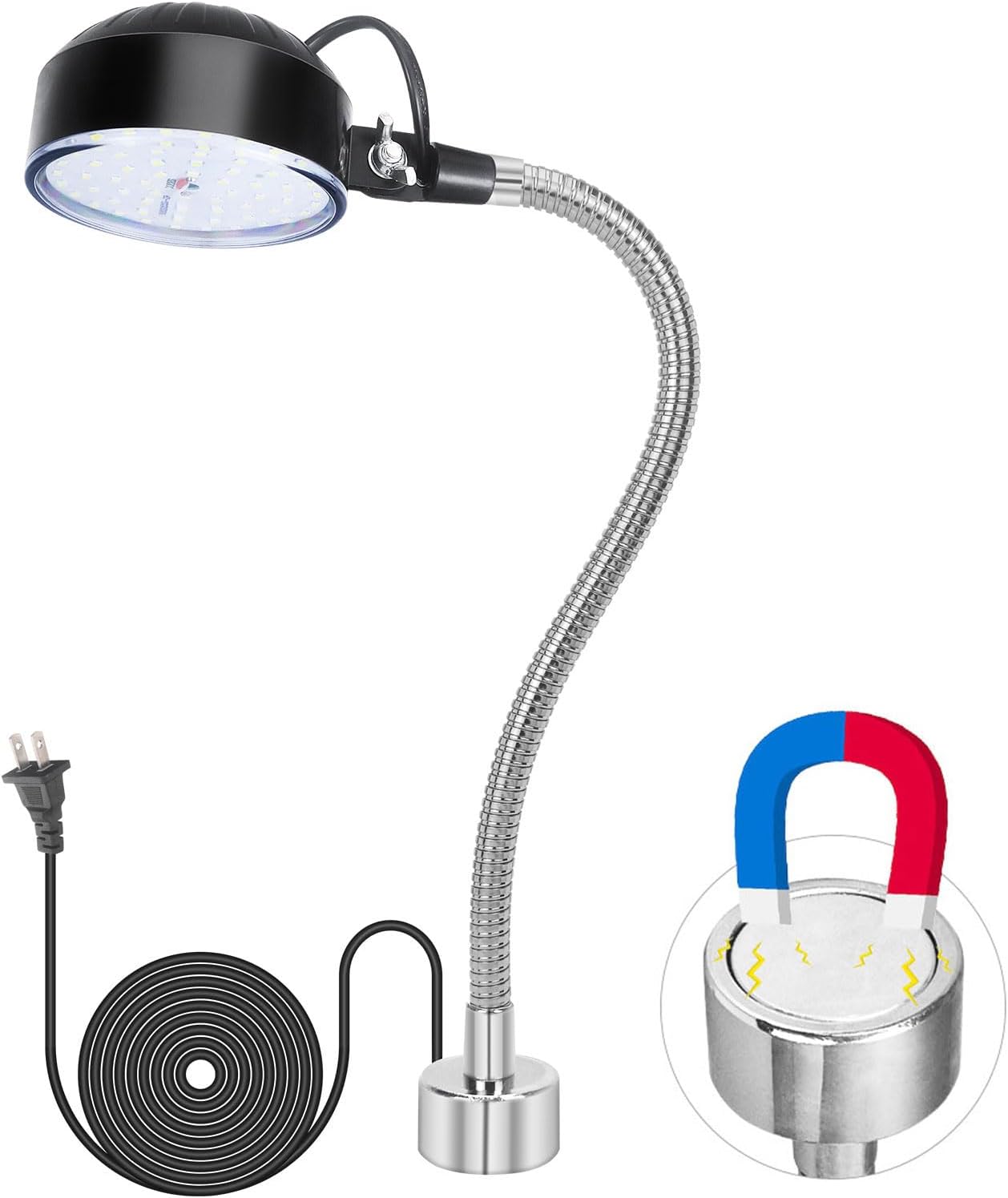 20W WangJiaTai Magnetic Work Light, LED Machine Work Light with 16 in ...