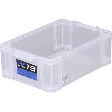 Amazon | TRUSCO(トラスコ) スケルトンカラーコンテナ スケルコン 9L 透明 TSK-910TM | DIY・工具・ガーデン