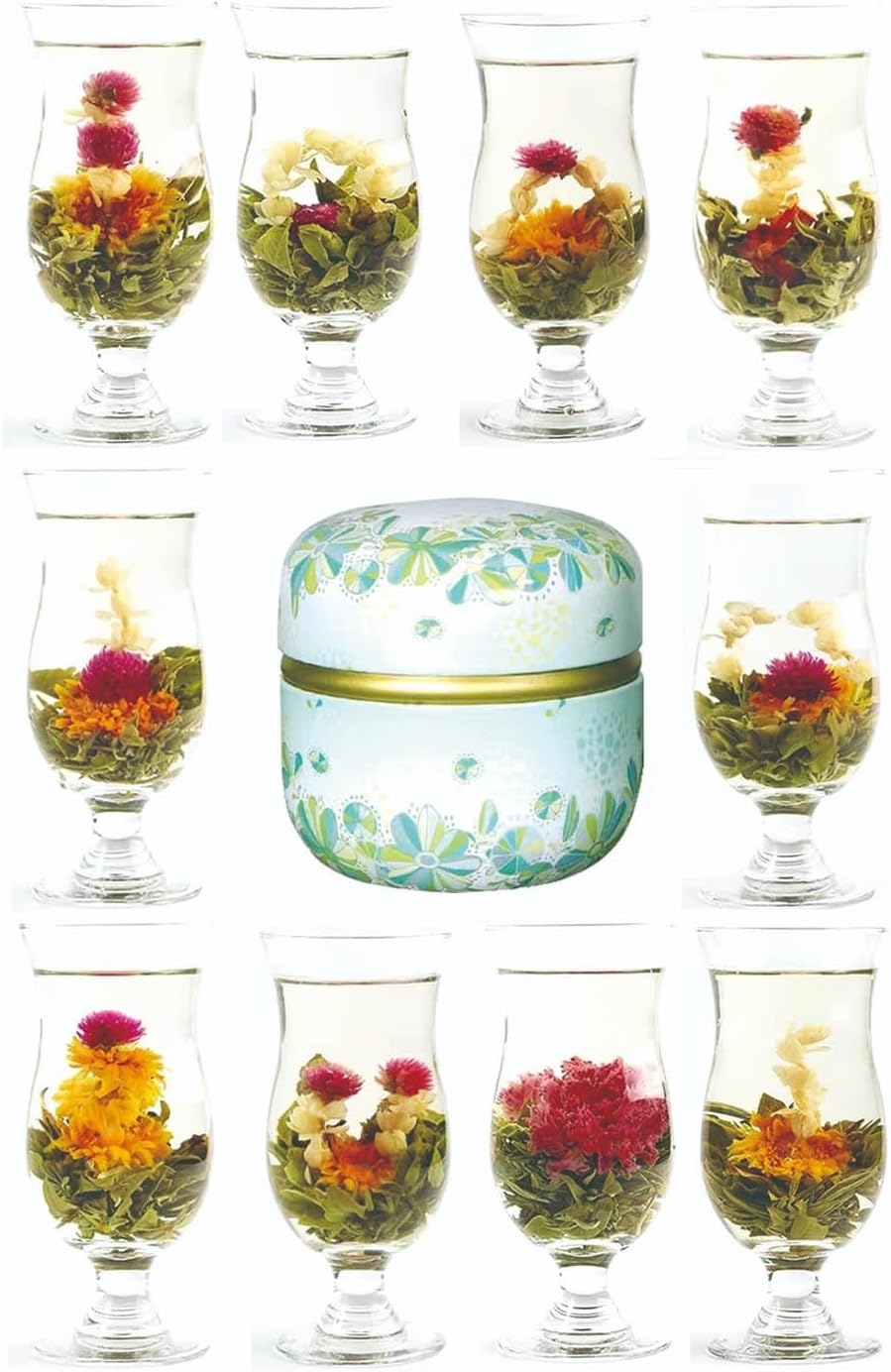 Amazon.com : Jasmine Blooming Tea - 10 Hand Crafted Flowering Tea Balls ...