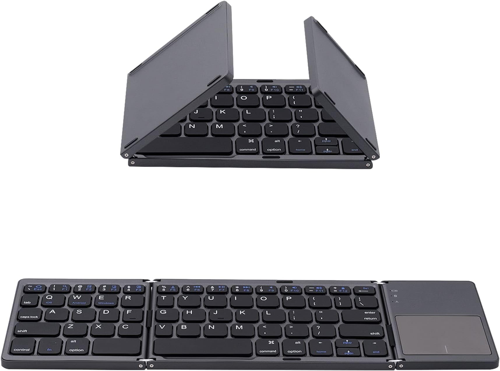 Mcbazel Faltbare Tastatur Bluetooth 5.0 mit Touchpad, Tragbare ...