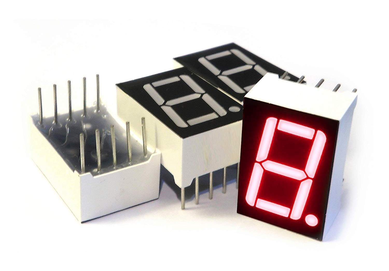 Buy Ds Robotics® 1 Digit 7 Segment LED Display Common Cathode (5 Piece ...