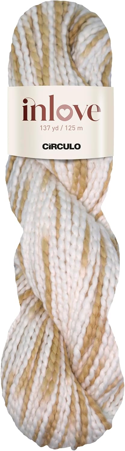 Amazon.com: Circulo Inlove Chunky Yarn, 100% Brazilian Cotton Yarn ...