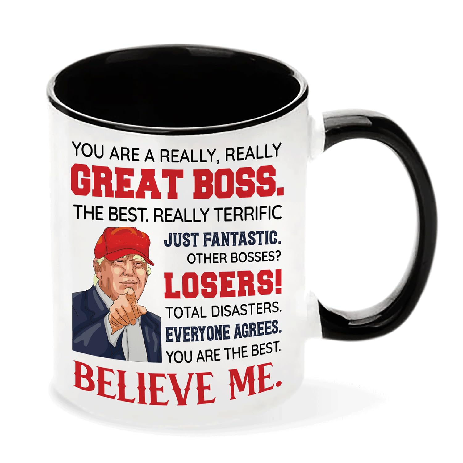Amazon.com: Viberty Boss Mug 11 Oz - Funny Boss Gifts for Men Women ...