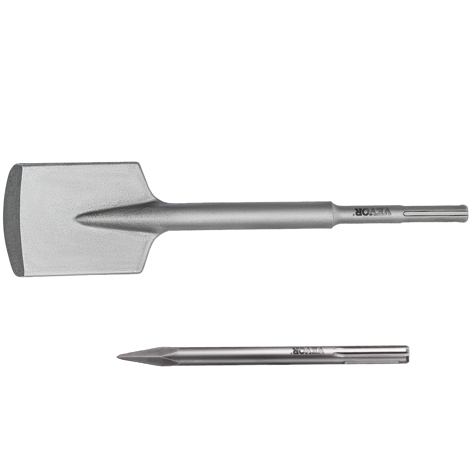 VEVOR SDS Max Clay Spade and Tile Thinset Removal Tool with Bull Point ...