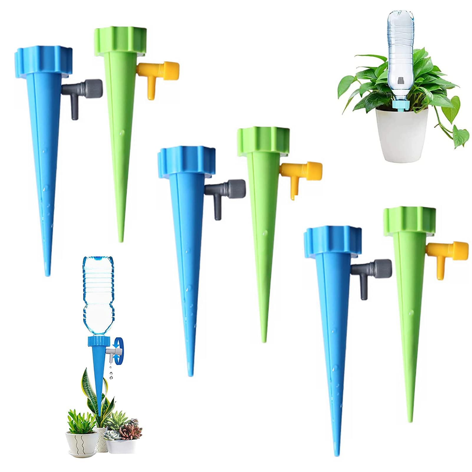 Indoor Plant Watering Stakes Self Watering Spikes,Plant Waterer,New