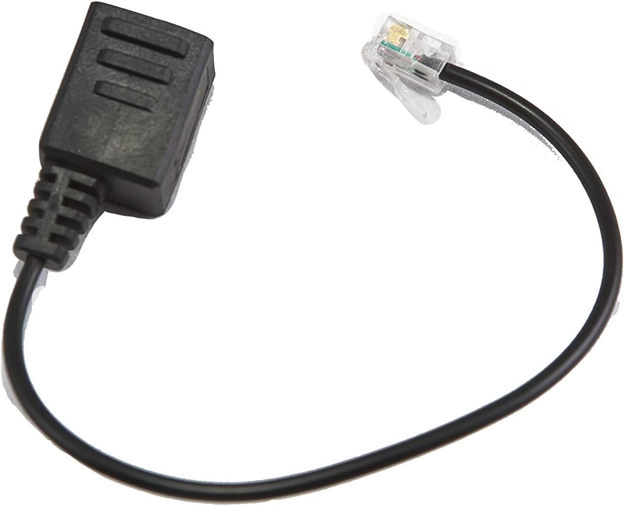 Amazon.com: Headset Buddy Female RJ9 to Male Headset Adapter Cable ...