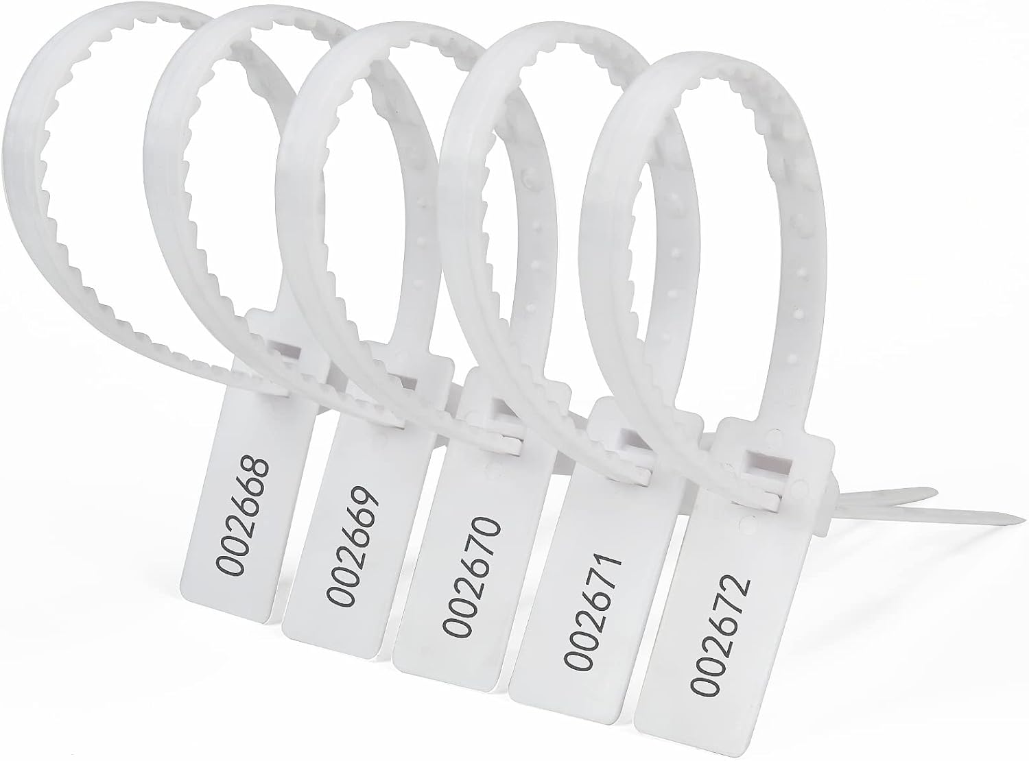 Amazon.com: Plastic Seal,Numbered Tags Security Seals Self Locking ...