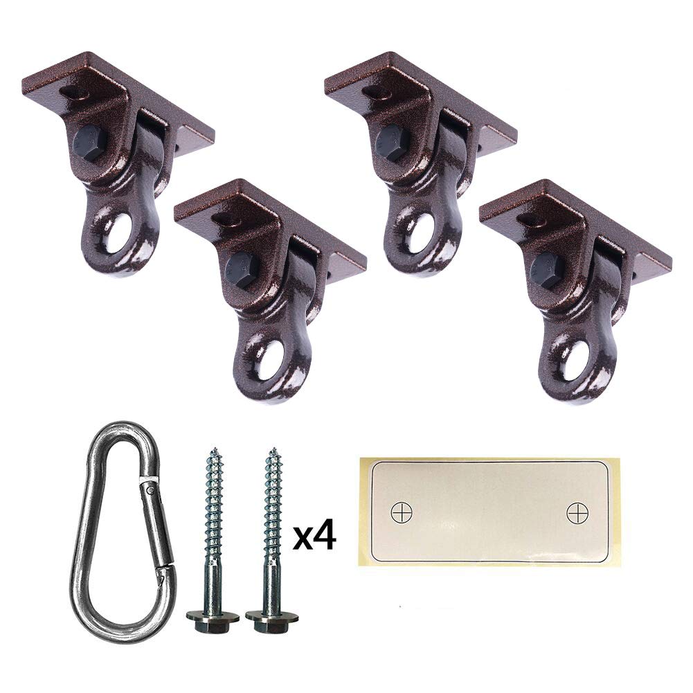 Snapklik.com : ABUSA Heavy Duty Bronze Swing Hangers Screws Bolts ...
