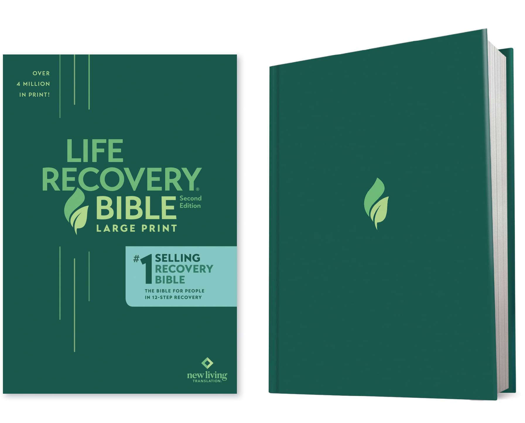 NLT Life Recovery Bible, Second Edition, Large Print (Hardcover ...